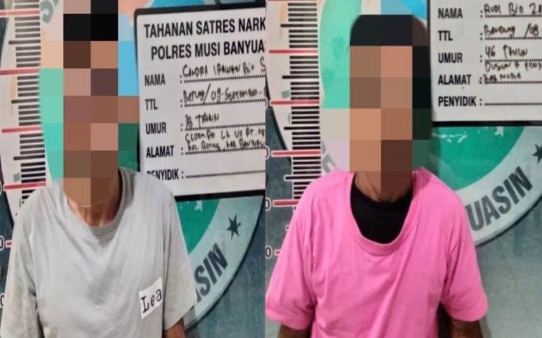 Dua Warga Babat Supat Diamankan Polisi, Diduga Terlibat Kasus Narkoba